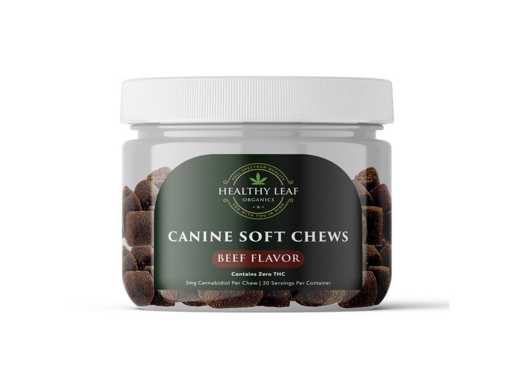 Healthy Leaf Organics :: CANINE SOFT CHEWS BEEF FLAVOR-PETS